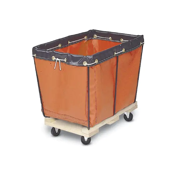 plastic lined basket