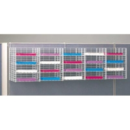 W625 - 60"W - 20 Pocket Wire Sorter - Letter Depth