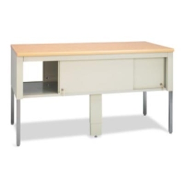 A206 - 84"W x 30"D Dual Locking Sliding Door Standard Table