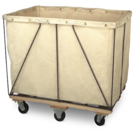 N1014158 - 1046 Mail Hamper Cart. 43-1/2"x31-1/2" Canvas Liner. Steel ...