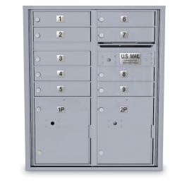 N1032245 - 9 Door 4C Standard Mailbox 2 Parcel Lockers - Additional ...