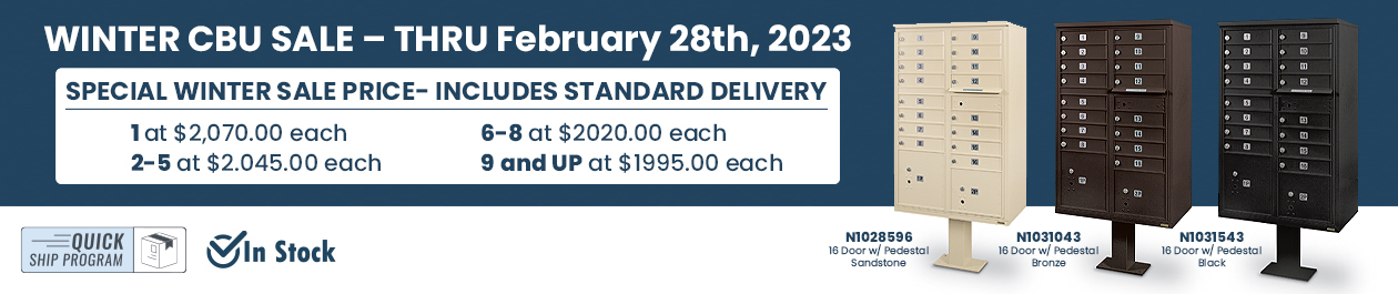 USPS Approved Cluster Box Units | Commercial Mailboxes